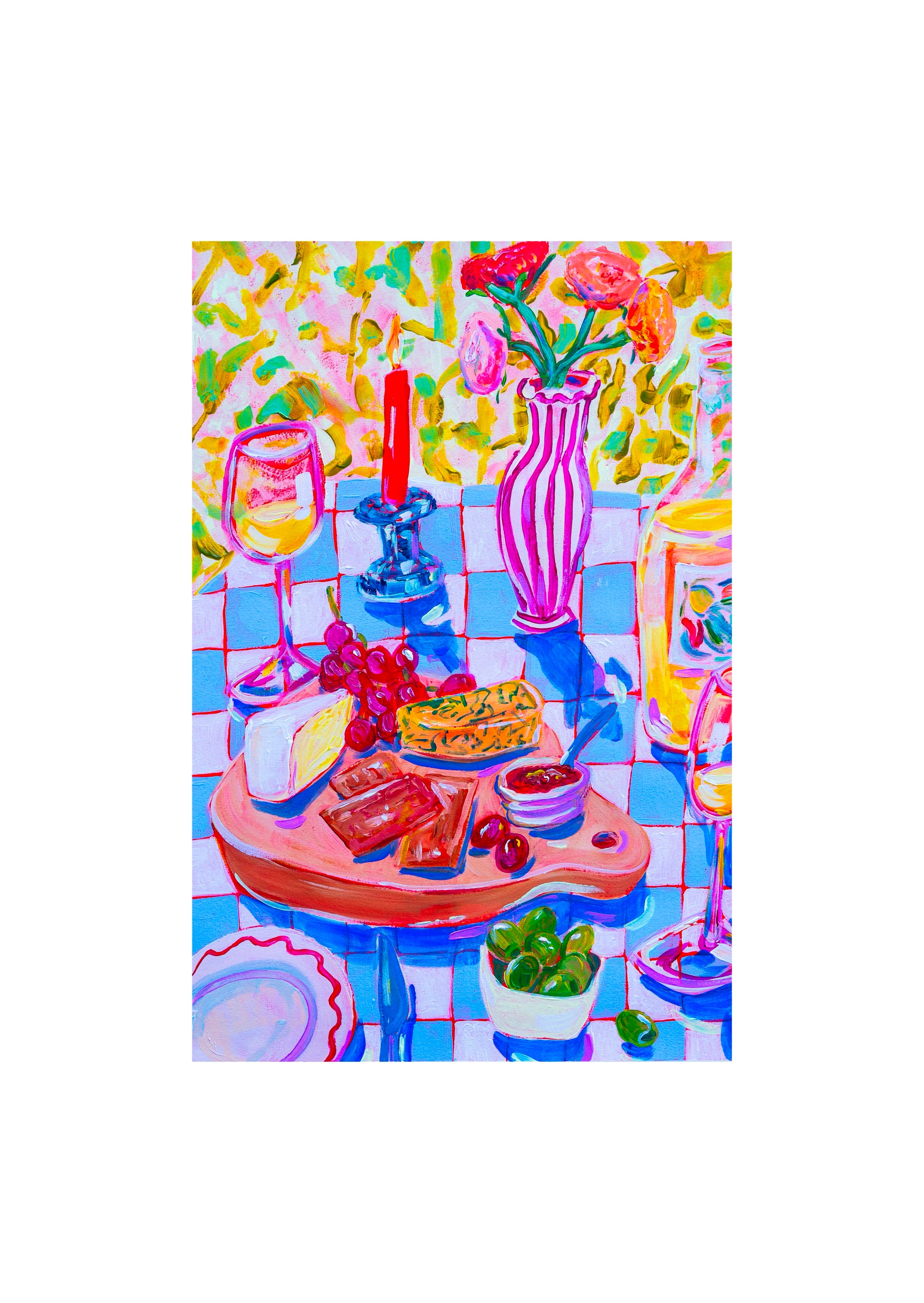 Cheese Platter print – Becky Boden Paints