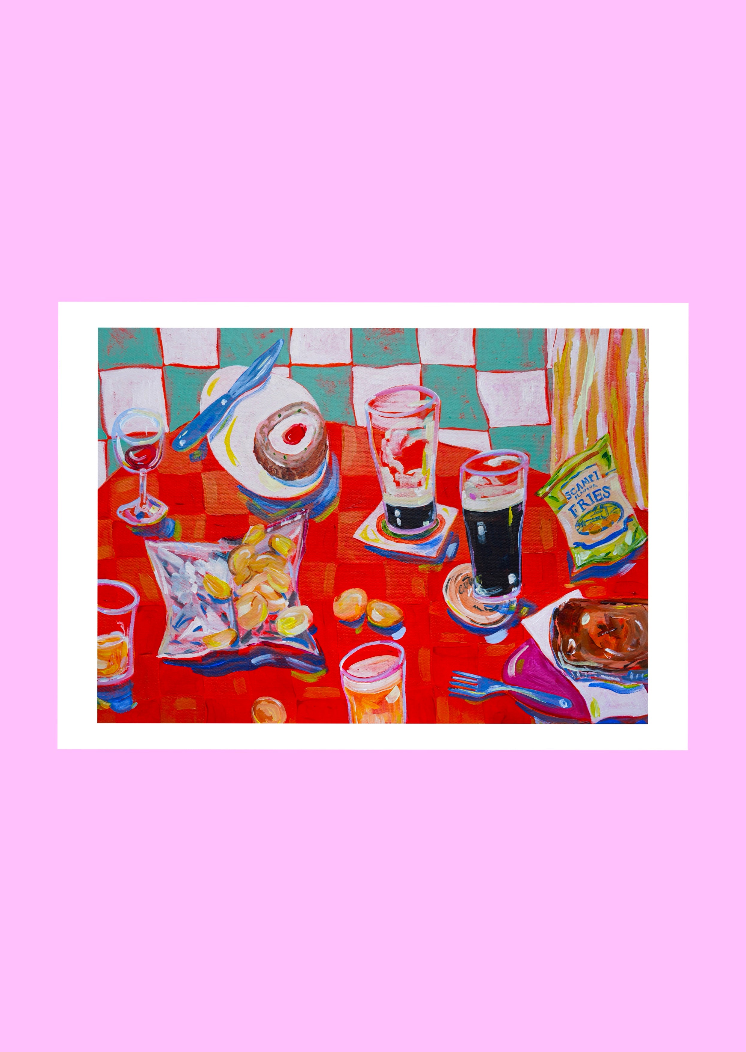 Pub Snacks original – Becky Boden Paints
