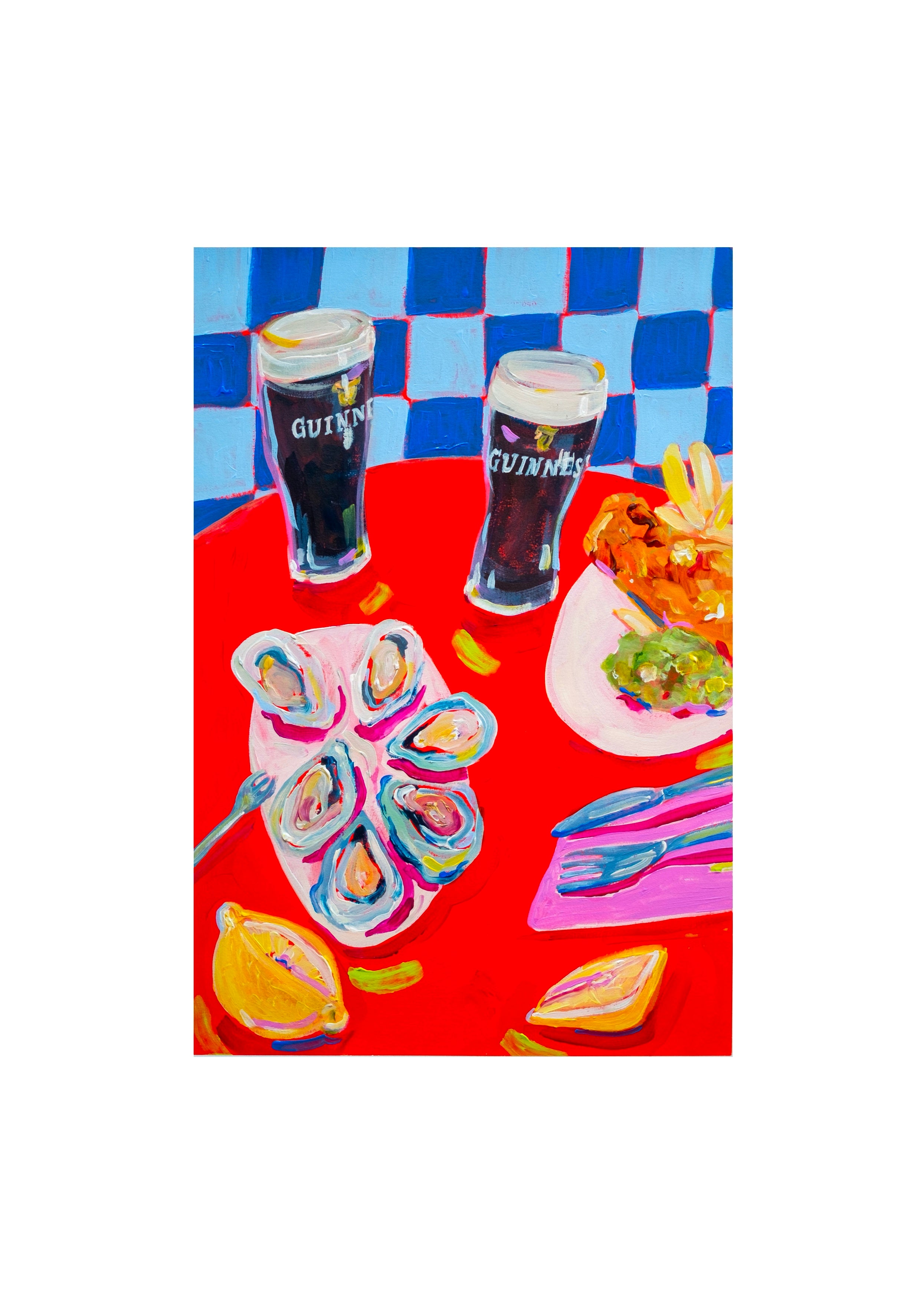 Seaside Pub original – Becky Boden Paints