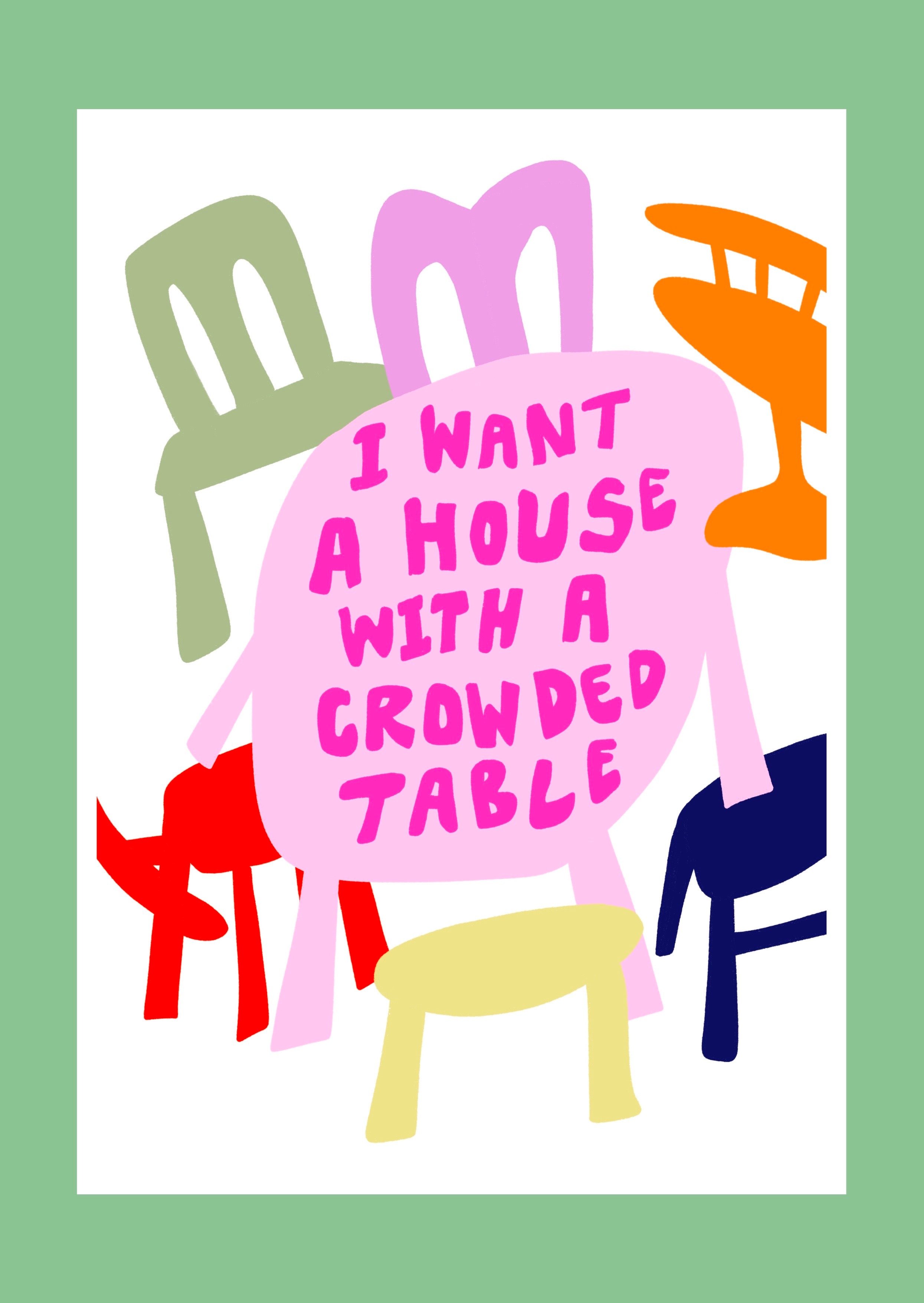 I Want A House print – Becky Boden Paints